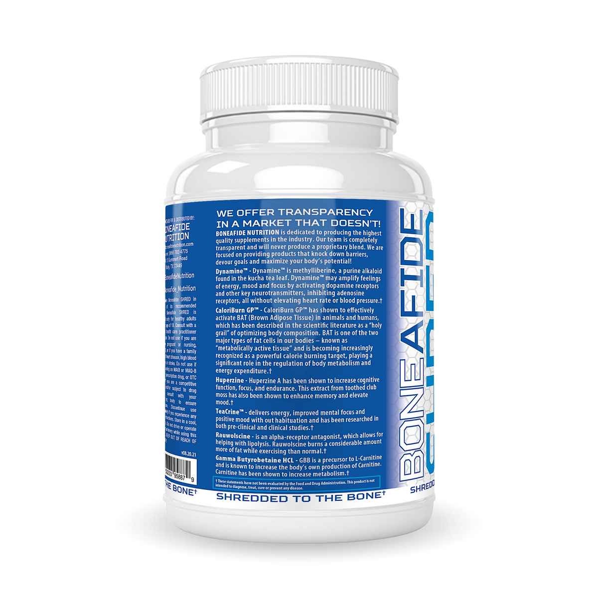 Boneafide SHRED Capsules – Boneafide Nutrition